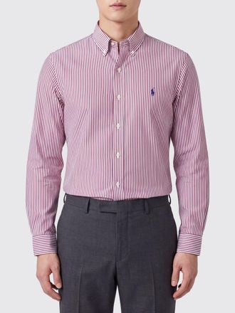 Polo Ralph Lauren Gestreiftes Stretch-Baumwollhemd mit gesticktem Pony-Logo