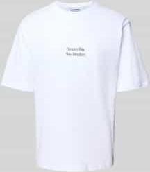 Review T-Shirt mit Statement-Print