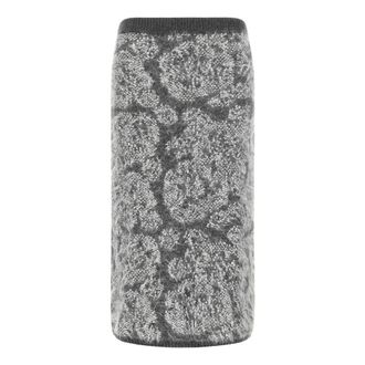 Nude Jacquard-Strick Midirock - - Skirts - Damen - Grau - XS