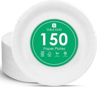 Talking Tables TABLE KIND x 150, 22CM, Umweltfreundliche Pappteller zum Geburtstag, umweltfreundliches, recycelbares Einweggeschirr, biologisch abbaubares Partyzubeh