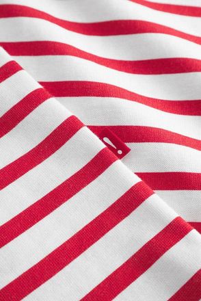 Joop T-Shirt Teele geringelt, gerippter Rundhals