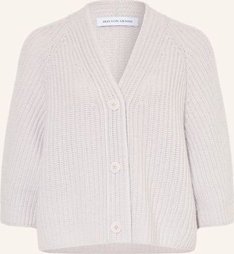 Iris Von Arnim Iris Von Arnim Strickjacke Fallou Button Aus Cashmere Mit 3/4-Arm grau