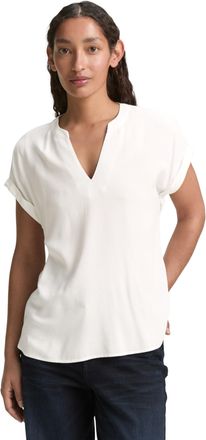 Tom Tailor Damen 1046212 Bluse, 10315 - Whisper White, 44 EU