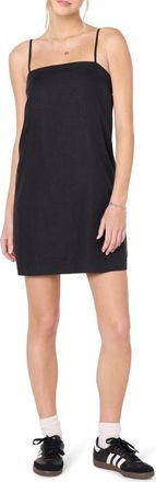 The Drop Damen Seville Linen Mini Shift Kleid Schwarz S