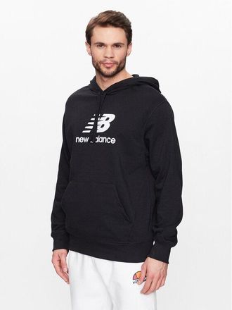New Balance Sweatshirt MT31537 Schwarz Relaxed Fit