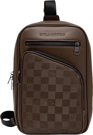 Karl Lagerfeld Sac bandouli&egrave;re - Homme - Sacs - Brun - Taille: ONE Size