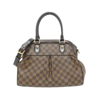 Louis Vuitton Sac &agrave; main en toile Pre-owned - Femme - Pre-owned - Brun - Taille: ONE Size