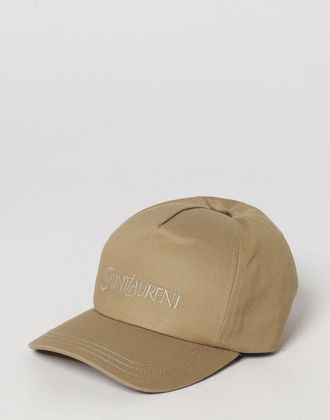 Saint Laurent Baseballkappe aus Baumwolltwill mit gesticktem Logo