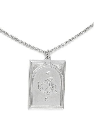 Tom Wood Tarot Lovers Halskette - Silber