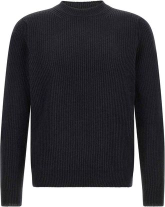 Zanone Pull Col Rond - Bleu