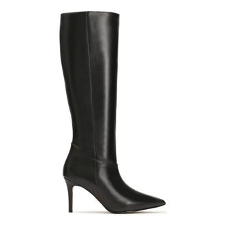 Kazar Glattlederstiefel mit Stilettoabsatz - - Shoes - Damen - Schwarzk - 37 EU