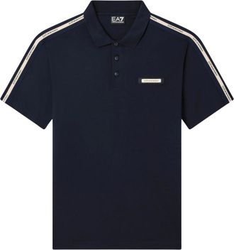 Emporio Armani Emporio Armani Ea7, Homme, Tops, Bleu, Taille: M Polo Chemises
