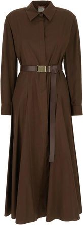 Max Mara Femme, Robes, Brun, Taille: 42 FR Collection de Robes &Eacute;l&eacute;gantes