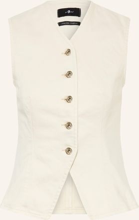 7 For All Mankind Blazerweste weiss