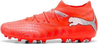 Puma Unisex Future 9 Match MG Fu&szlig;ballschuh, leuchtendes Rot, Wei&szlig;, Schwarz, Silber, Gr&ouml;&szlig;e 44, Glowing Red PUMA Wei&szlig; PUMA Schwarz PUMA Silber, 44.5 EU