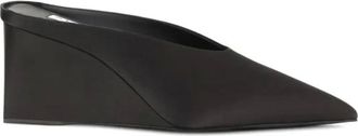 Alaia Femme, Chaussures, Noir, Taille: 39 EU Cube Wedge Mules 75