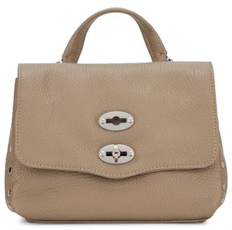 Zanellato Womens Handbag Postina Daily Grey Calfskin Creta Handbags Hand Bags