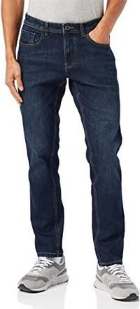 Camel Active Camel Active 5-Pocket Houston Jean Droit, Bleu (Mid Blue Used 41), W44/L32 (Taille Fabricant: 44/32) Homme