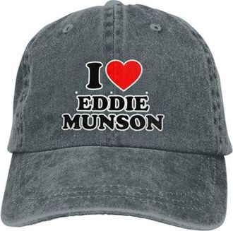 Generic Casquette de baseball I Love Eddie Munson St4 Casquette de baseball &agrave; visi&egrave;re pare-soleil pour homme et femme Cadeau