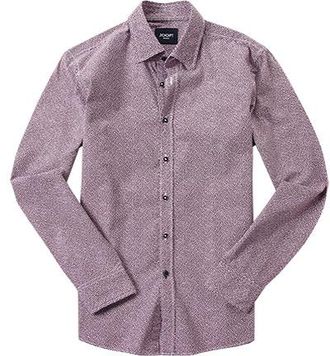 Joop Herren Hemd rot Baumwolle