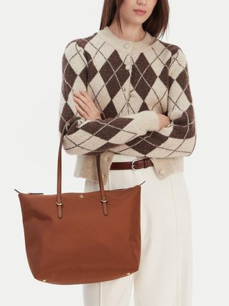 Lauren Ralph Lauren Handtasche LAUREN RALPH LAUREN Keaton 431916737042 Braun