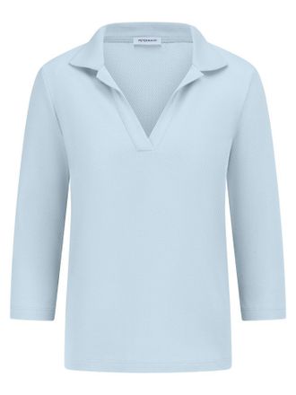 Peter Hahn Polo-Shirt 3/4-Arm Peter Hahn blau