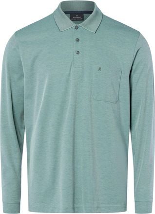 Ragman Langarm-Poloshirt