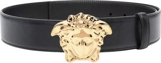 Versace Homme, Accessoires, Noir, Taille: 105 CM Ceinture en cuir Medusa