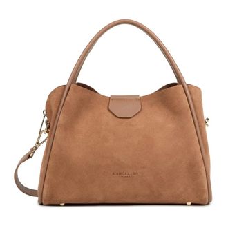 Lancaster Femme, Sacs, Brun, Taille: ONE Size Sac &agrave; main M Su&egrave;de Ida