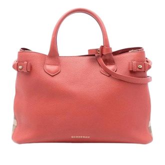 Burberry Pre-owned Banner Satchel - Femme - Pre-owned - Rose - Taille: ONE Size
