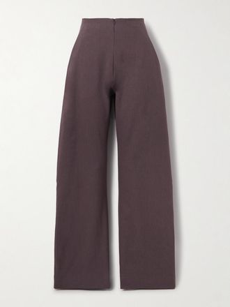 Cortana Pantalon Barrel En Laine, Coton Biologique Et Chanvre Mélangés Stretch Umbra - Violet