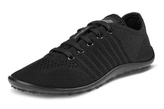 Leguano Barfu&szlig;schuh LEGUANO GO, Damen, Gr. 36, schwarz, Textil, Schuhe Barfu&szlig;schuh, mit praktischer Schn&uuml;rung, Freizeitschuh, Halbschuh, Schn&uuml;rschuh, Topselle
