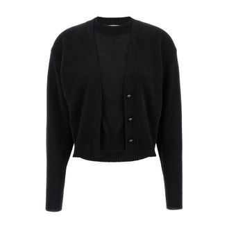 Paco Rabanne Cardigans - - Knitwear - Damen - Schwarzk - S
