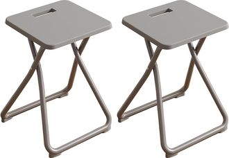 Generic Klappstuhl Camping Leicht Klein Faltbar 2er Set Hoher Belastbarkeit Klappst&uuml;hle Garten mit Metallrahmen Platzsparend f&uuml;r G&auml;ste K&uuml;che B&uuml;ro Hochzeit Par