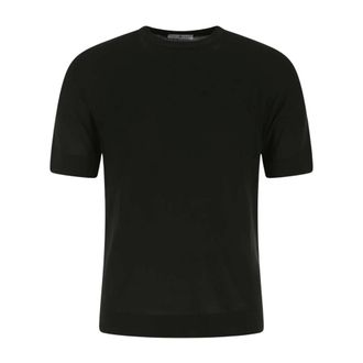 Pantaloni Torino Homme, Pulls, Noir, Taille: S T-Shirt en Coton et Soie