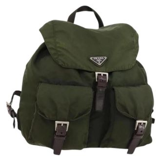 Prada Pre-owned Nylon Rucksack - - Pre-owned - Damen - Gr&uuml;n - ONE SIZE