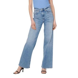 Only Only, Femme, Jeans, Bleu, Taille: 36 FR Jeans en Denim Classiques pour un Usage Quotidien