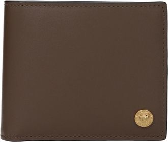 Versace Hommess Portefeuille Cuir Marron/Ch&acirc;taigne