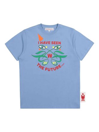 Walter Van Beirendonck t-shirt I Have Seen The Future - Bleu