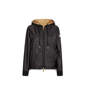 Moncler Veste shearling &agrave; capuche