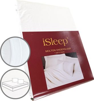 iSleep iSleep Molton Kissenbez&uuml;ge mit Hotelverschluss (2 St&uuml;ck) 60x70
