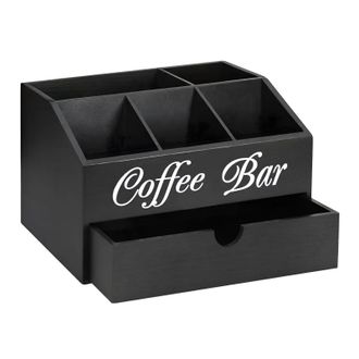Generic Kaffeezubeh&ouml;r - Espresso-Organizer-Theke, Kaffeemaschinentheke | Espresso-Bar-Gadget-Organizer, Aufbewahrungsbox f&uuml;r Koffeinbar