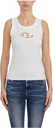 Diesel Femme, Tops, Blanc, Taille: 40 FR T-Lynys OD Tank Top