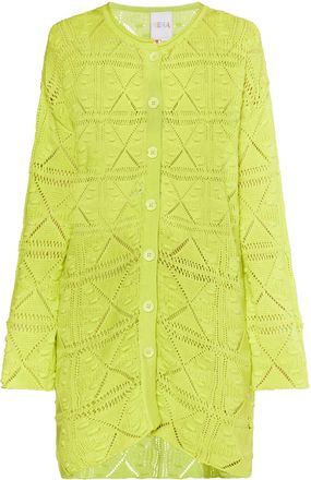 Izia Langer Cardigan Damen Limette