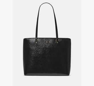 Kate Spade New York Bridget Tote Bag Aus Lackleder In Knitteroptik, Gro&szlig;