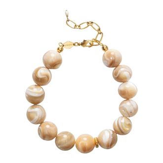 Anni Lu Jetset Gems Armband - - Accessories - Damen - Beige - ONE SIZE