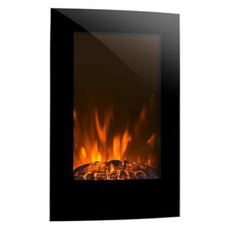 Klarstein Klarstein Chemin&eacute;e Electrique dInt&eacute;rieur, Chauffage Electrique de 2000W, Fausse Chemin&eacute;e Decorative avec Effet Flamme en LED, T&eacute;l&eacute;commande Inclus, Pro