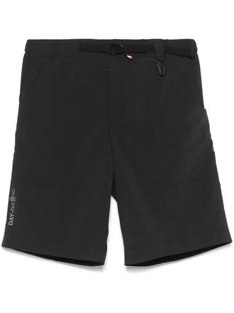 Moncler Shorts mit vorstehendem Logo - Schwarz