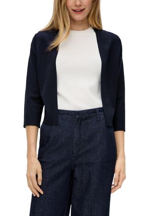s.Oliver Kurze Strickjacke mit 3/4-Ärmel