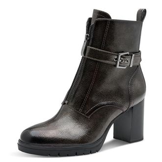 Tamaris Femme Damen Boot Heel 1-25380-45 Bottine, Ardoise, 36 EU